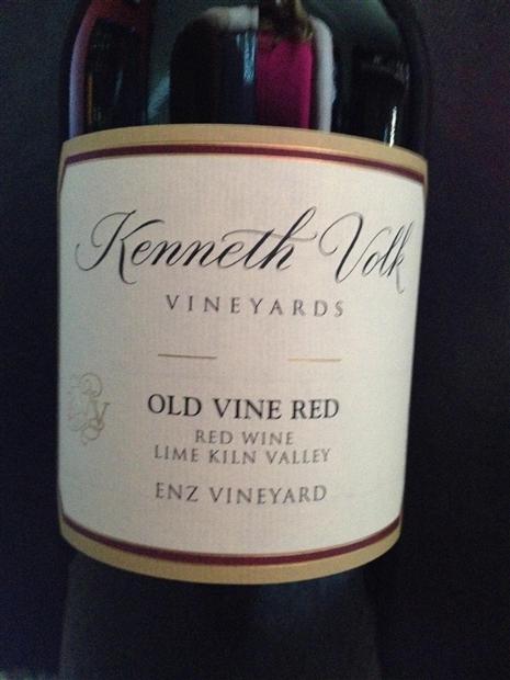 2013 Kenneth Volk Old Vine Red Enz Vineyard, USA, California, Central ...