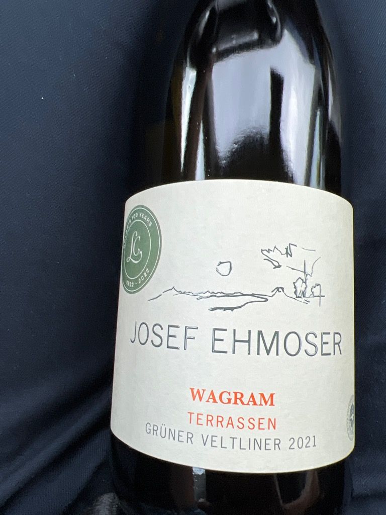 2021 Josef Ehmoser Grüner Veltliner Von den Terrassen, Austria ...