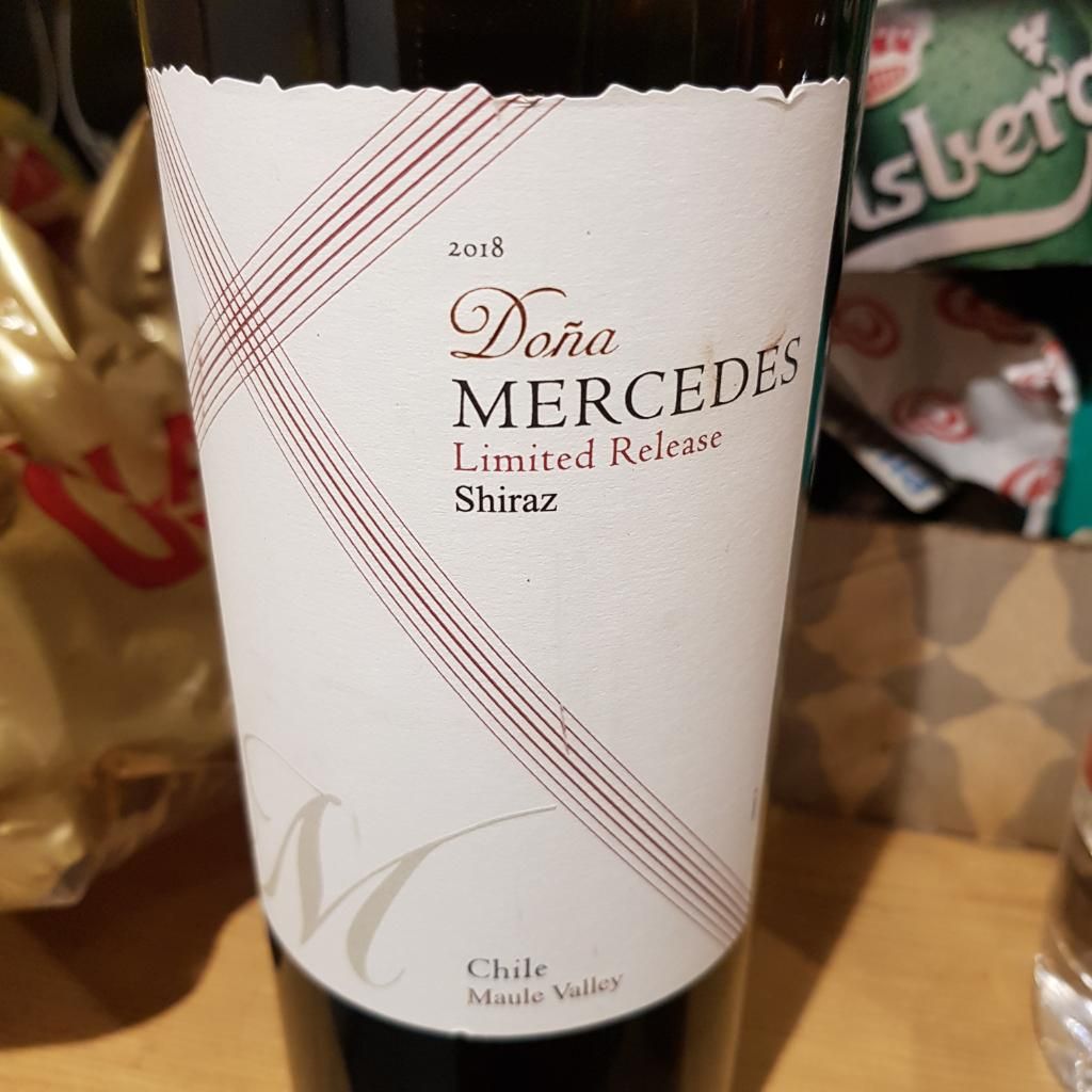 2020 Dona Mercedes Shiraz Limited Release, Chile - CellarTracker
