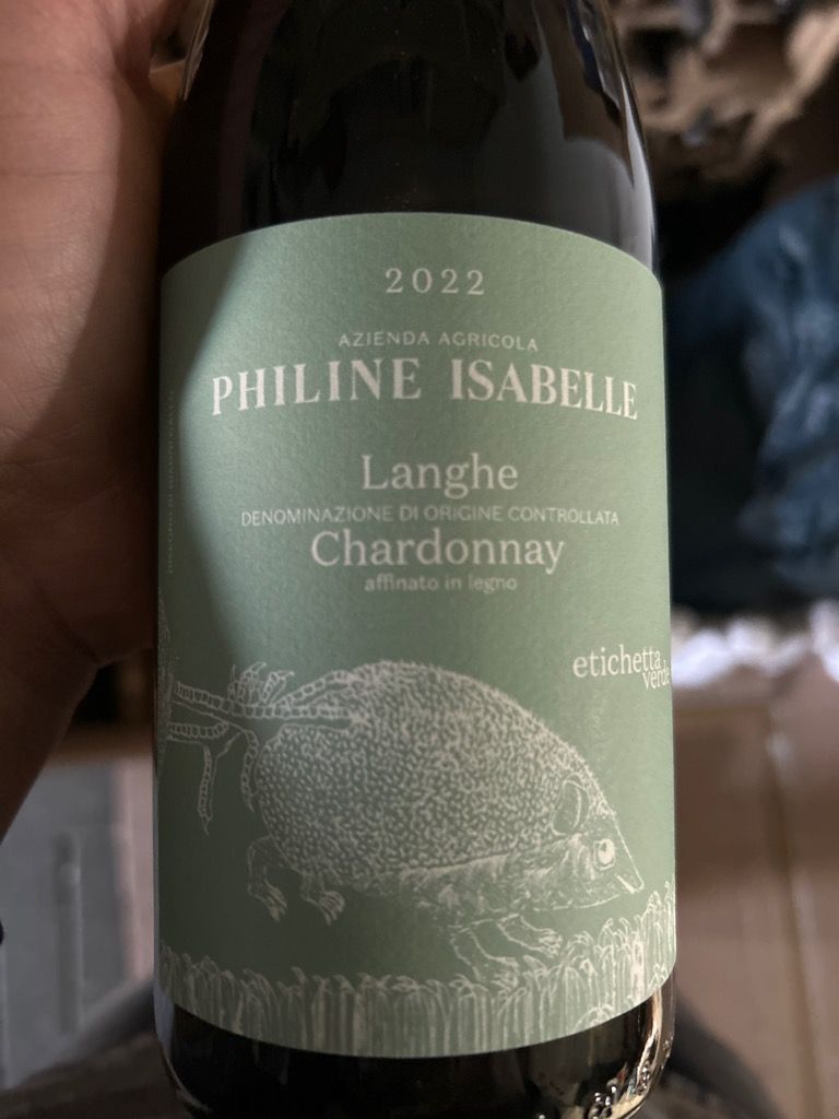 2022 Azienda Agricola Philine Isabelle Chardonnay Etichetta Verde ...