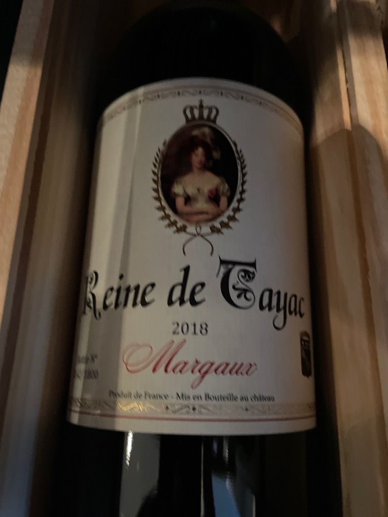 2018 Domaines Fabre Reine de Tayac, France, Bordeaux, Médoc, Margaux ...