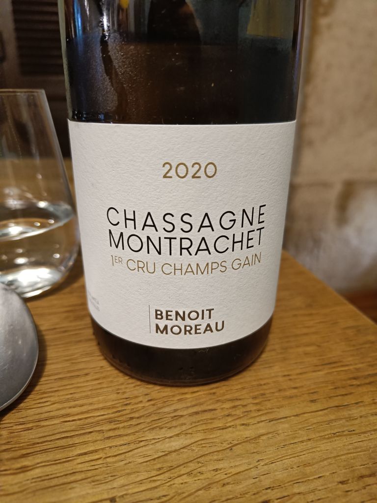 2020 Benoit Moreau Chassagne-Montrachet 1er Cru Les Champs-Gain, France ...
