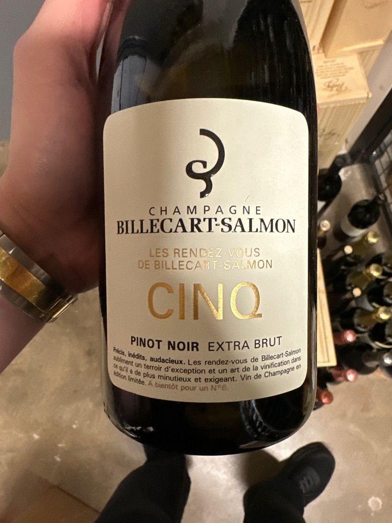 NV Billecart-Salmon Champagne Extra Brut Pinot Noir Rendez-Vous Cinq ...