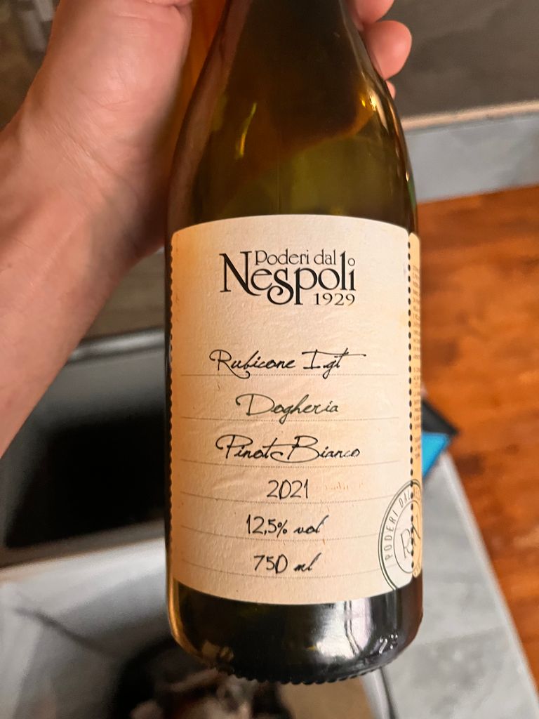 2021 Poderi' dal Nespoli Pinot Bianco Dogheria, Italy, Emilia-Romagna ...