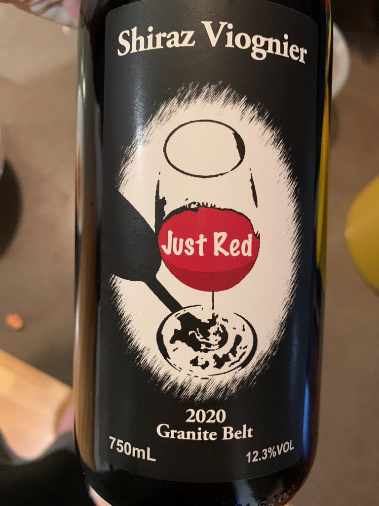 2021 Just Red Wines Shiraz Viognier, Australia, Queensland, Granite ...