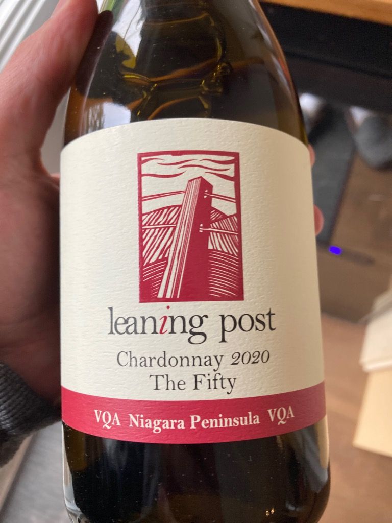 2021 Leaning Post Wines Chardonnay The Fifty, Canada, Ontario, Niagara ...