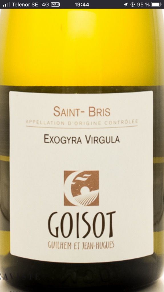 2020 Guilhem et Jean-Hugues Goisot Saint-Bris Exogyra Virgula, France ...