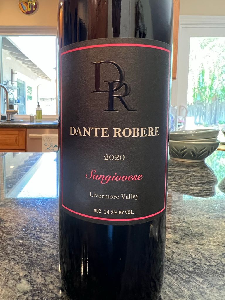 2021 Dante Robere Sangiovese, USA, California, San Francisco Bay ...