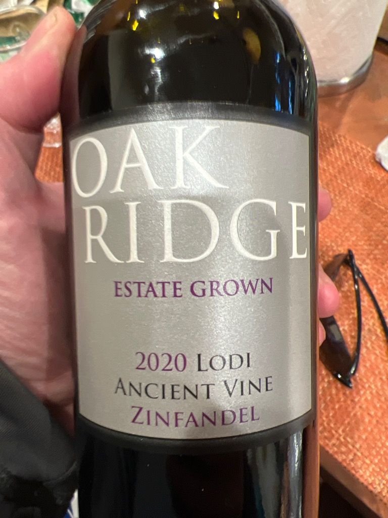 2020 Oak Ridge Winery Zinfandel Ancient Vine, USA, California, Central ...
