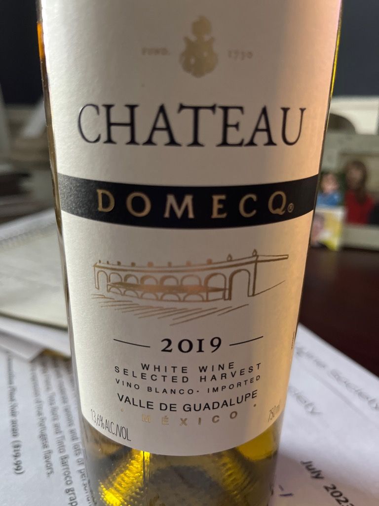 2019 Casa Pedro Domecq Chateau Domecq Cosecha Seleccionada Blanco ...