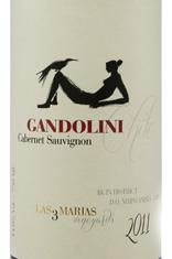 2011 Vina Gandolini Cabernet Sauvignon Las 3 Marias, Chile, Maipo ...