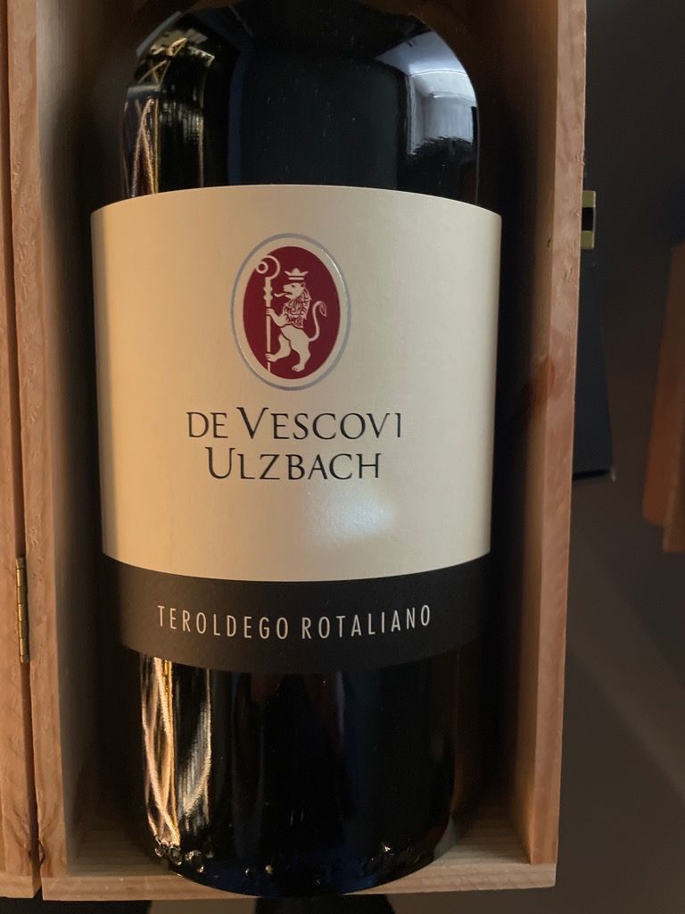 2017 De Vescovi Ulzbach Teroldego Rotaliano Vigilius, Italy, Trentino ...