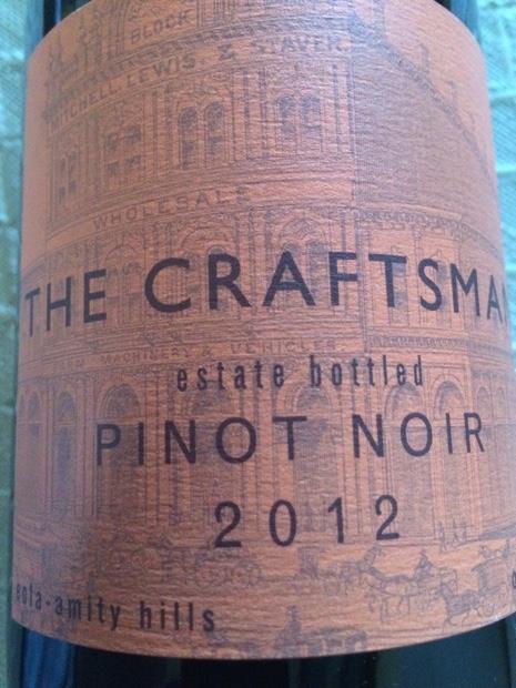 2012 Mitchell Wine Company Pinot Noir The Craftsman, USA, Oregon ...