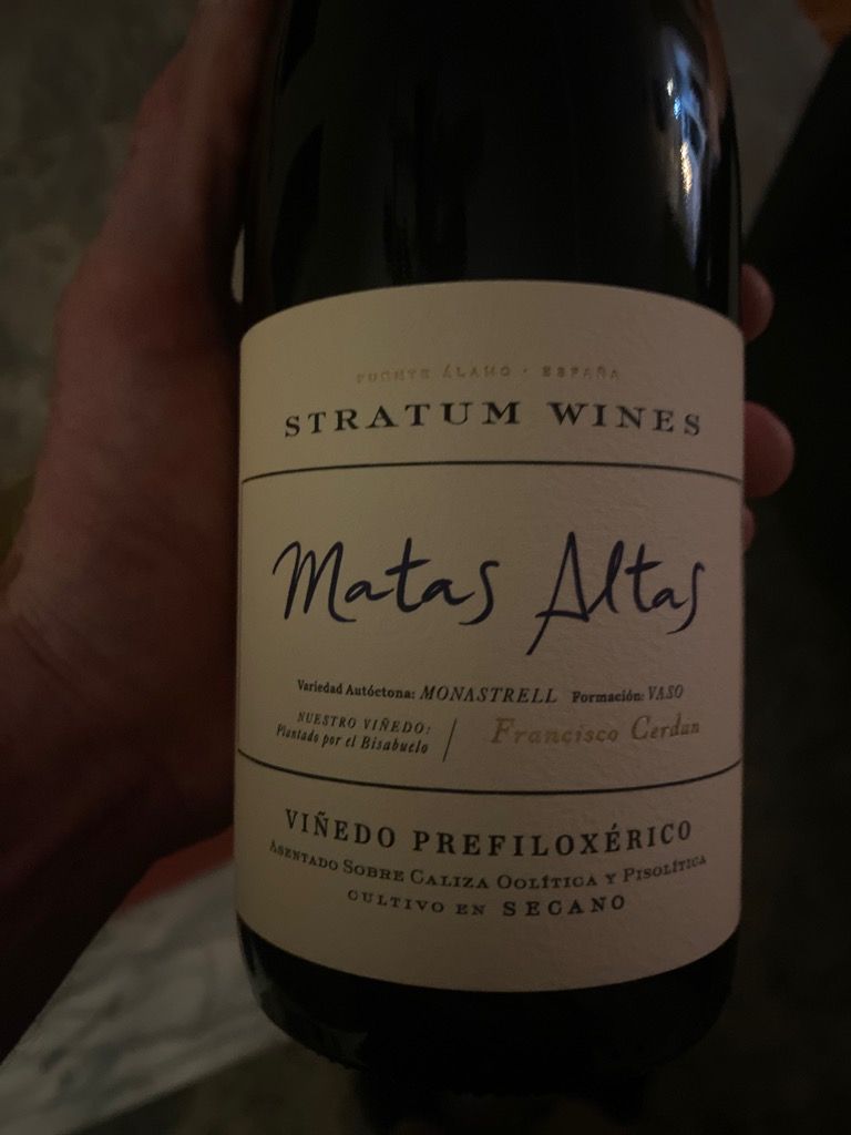 2020 Bodega Cerron Monastrell Jumilla Stratum Wines Matas Altas, Spain ...