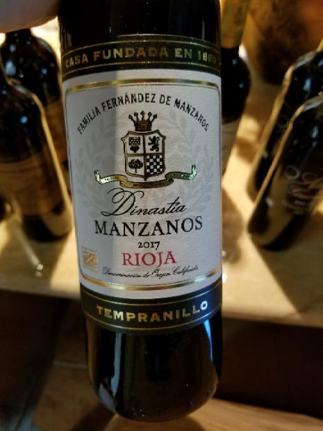 2017 Dinastía Manzanos Tempranillo Rioja, Spain, La Rioja, Rioja ...