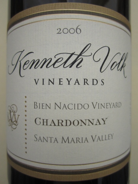 2006 Kenneth Volk Chardonnay Bien Nacido Vineyard, USA, California ...