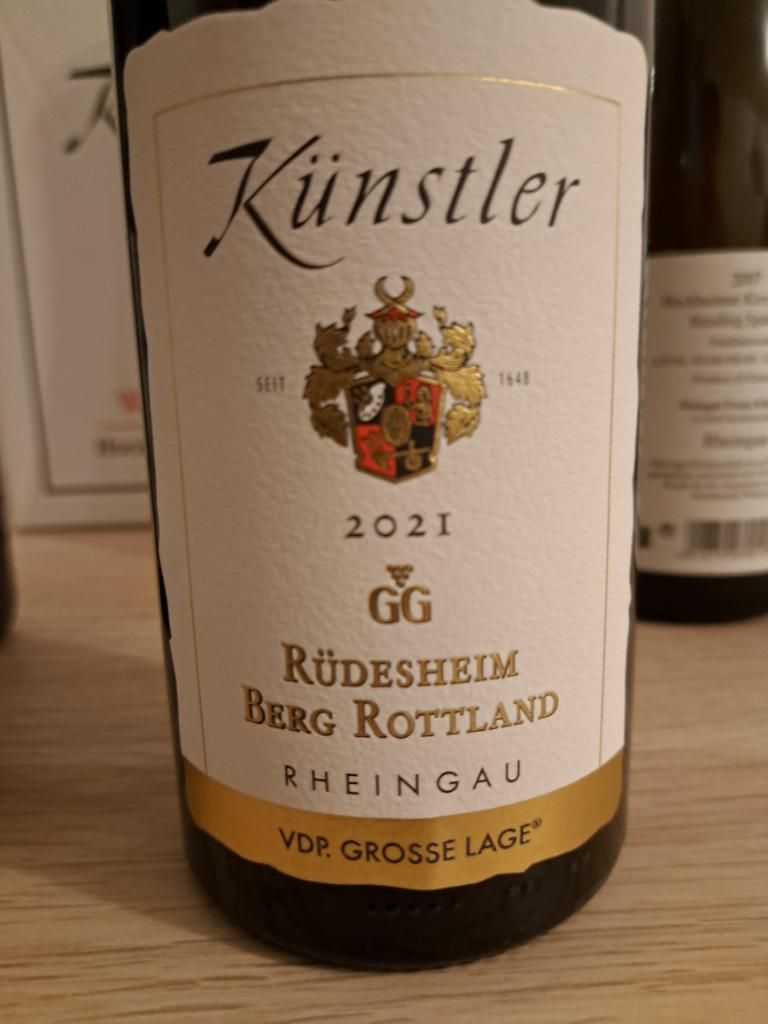 2022 Künstler Rüdesheimer Berg Rottland Riesling Großes Gewächs ...