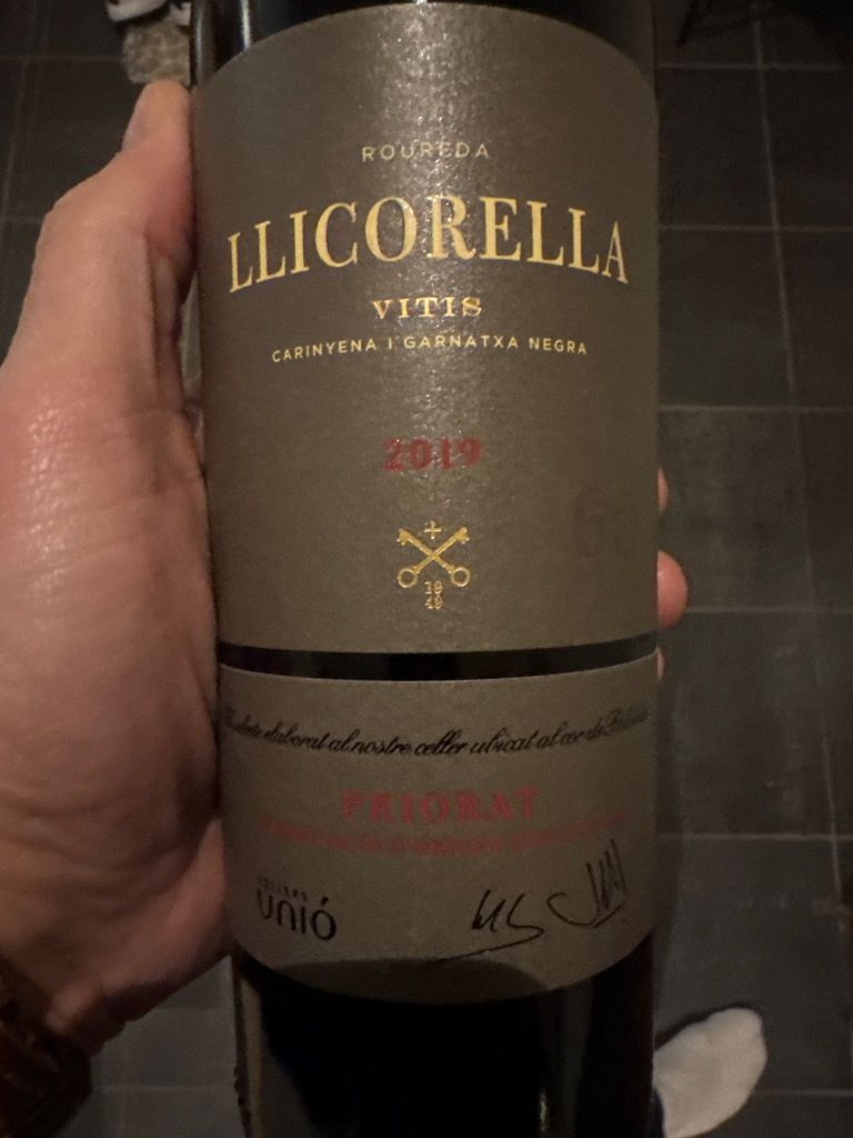 2019 Cellers Unió Priorat Roureda Llicorella Gran Seleccio Vitis 60 ...