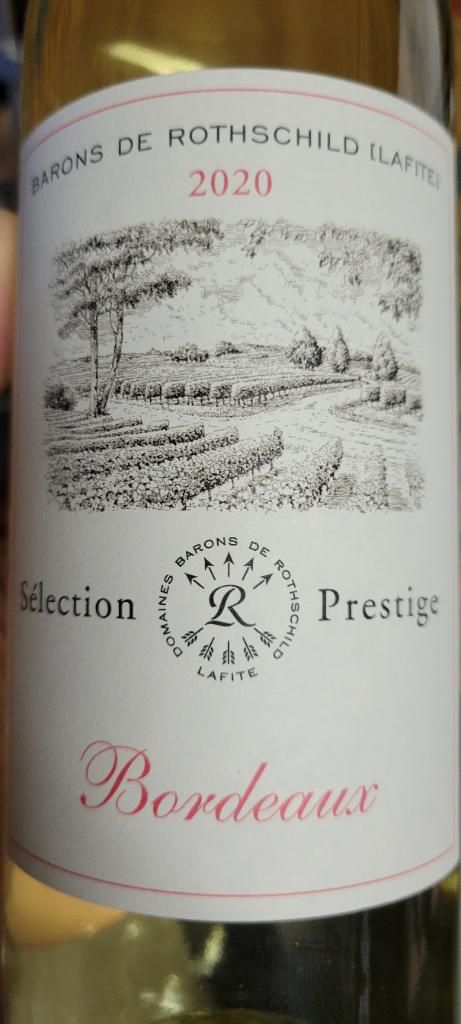 2021 Barons de Rothschild (Lafite) Sélection Prestige Blanc, France ...