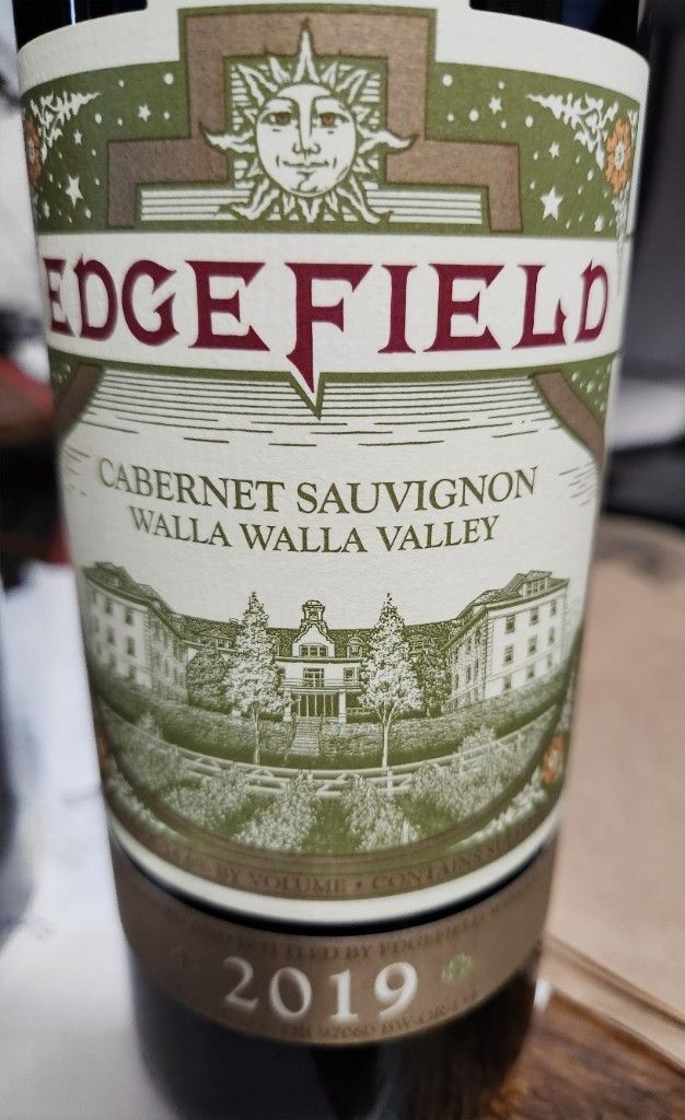 2019 Edgefield Winery Cabernet Sauvignon, USA, Washington, Columbia ...