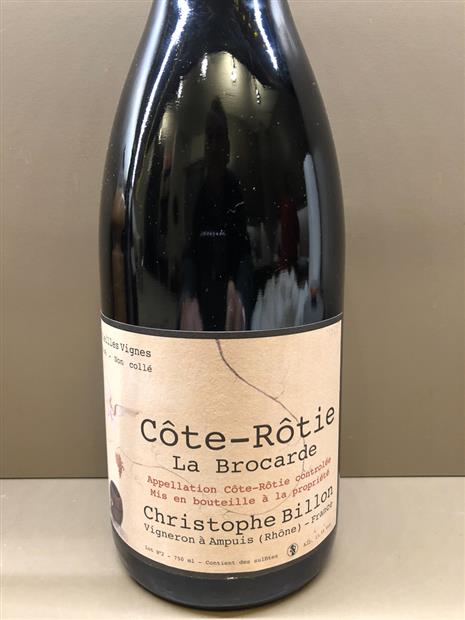 2005 Christophe Billon Côte-Rôtie La Brocarde, France, Rhône, Northern ...