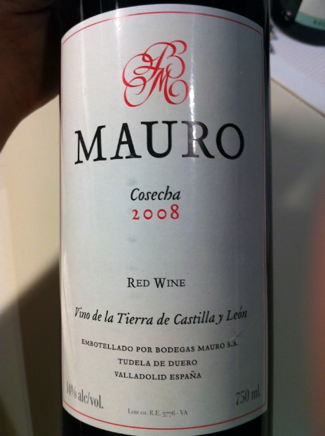2008 Bodegas Mauro Vino de la Tierra de Castilla y León Mauro, Spain ...