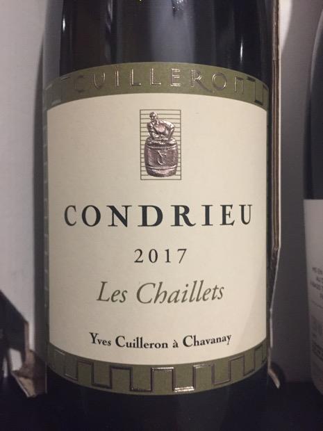 2017 Domaine Yves Cuilleron Condrieu Les Chaillets, France, Rhône ...