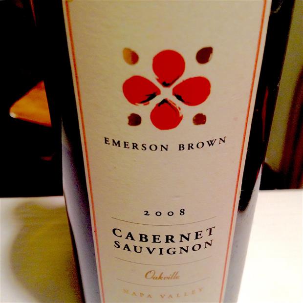 2008 Emerson Brown Cabernet Sauvignon Oakville, USA, California, Napa ...