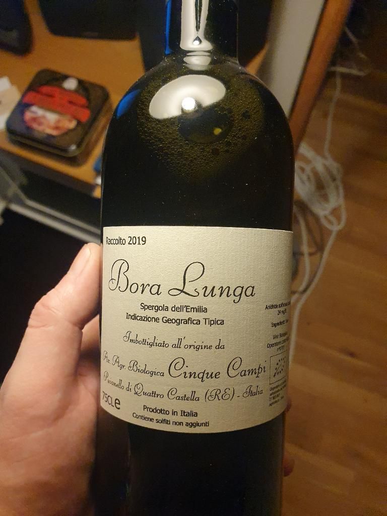 2018 Cinque Campi Bora Lunga Emilia IGT, Italy, Emilia-Romagna, Emilia IGT - CellarTracker