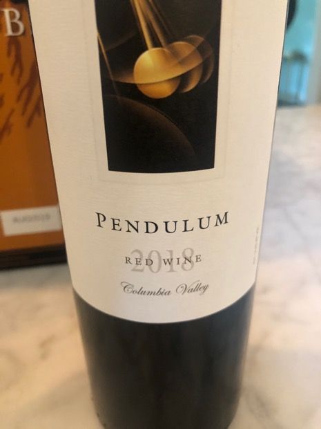 2018 Pendulum Red Table Wine, USA, Washington, Columbia Valley ...