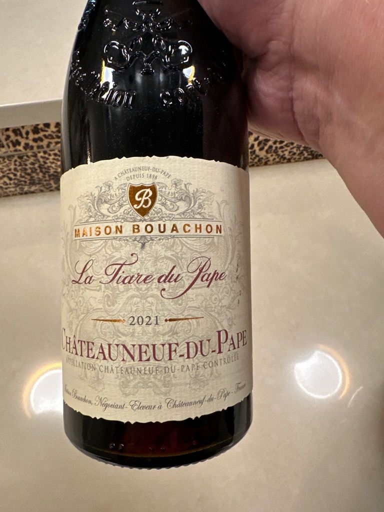 2023 Maison Bouachon Châteauneuf-du-Pape La Tiare du Pape Blanc, France ...