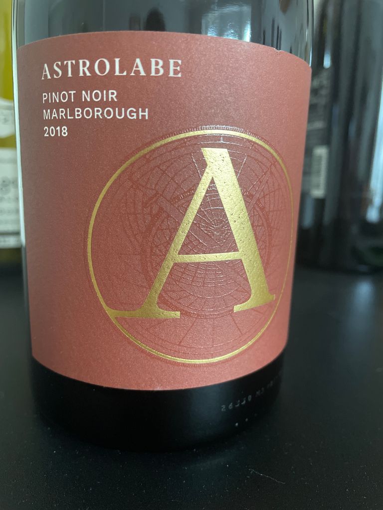 2015 Astrolabe Wines Pinot Noir Voyage, New Zealand, South Island ...