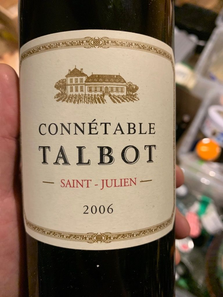 2006 Château Talbot Connétable de Talbot, France, Bordeaux, Médoc, St ...