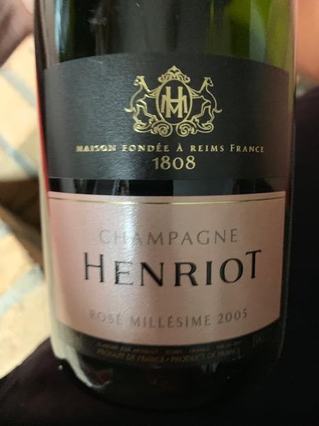 2005 Henriot Champagne Brut Millésimé Rosé, France, Champagne ...