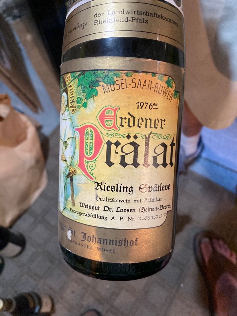 1976 Mönchhof Robert Eymael Erdener Prälat Riesling Spätlese, Germany, Mosel Saar Ruwer ...