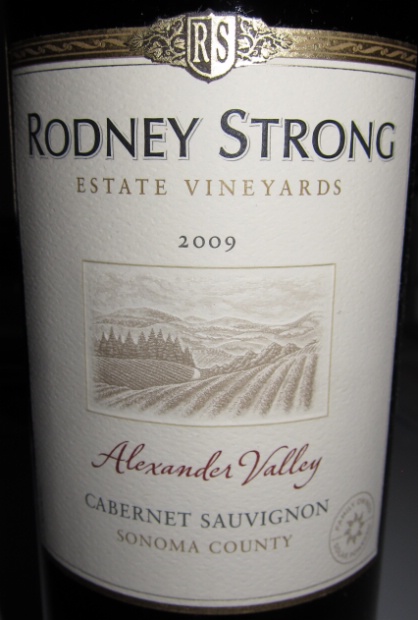 2009 Rodney Strong Cabernet Sauvignon Alexander Valley, USA, California ...