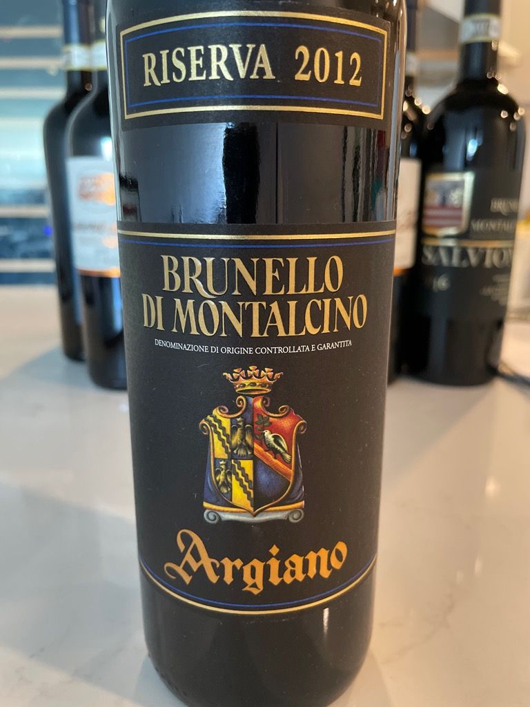 2012 Argiano Brunello di Montalcino Riserva, Italy, Tuscany, Montalcino ...