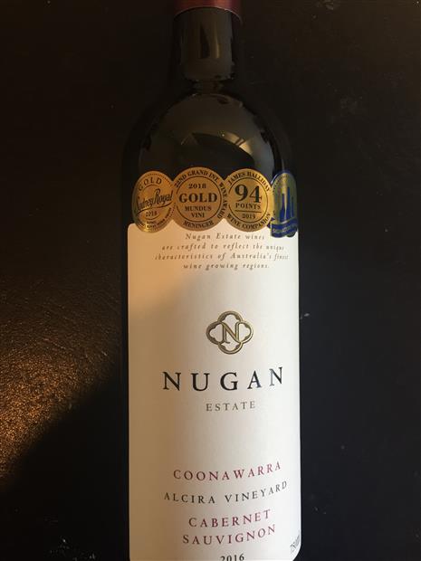 2016 Nugan Estate Cabernet Sauvignon, Australia, South Eastern ...