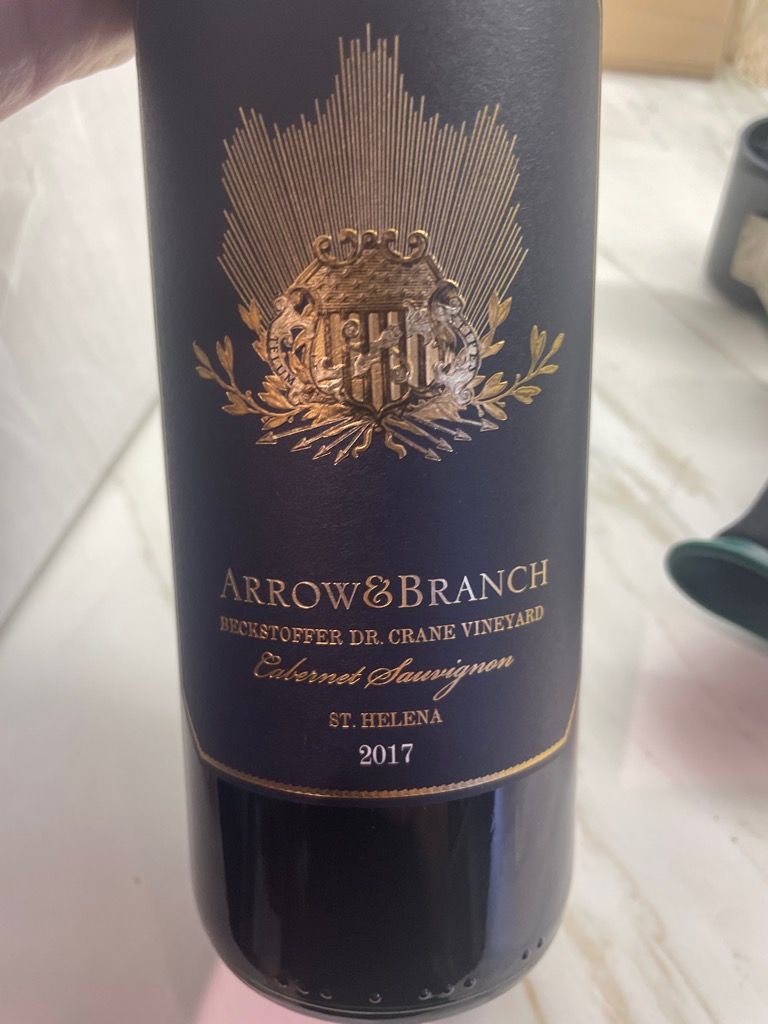 2015 Arrow & Branch Cabernet Sauvignon Beckstoffer Dr. Crane Vineyard, USA, California, Napa ...