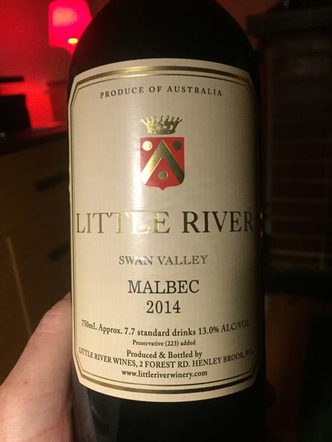 2013 Little River Wines Malbec, Australia, Western Australia, Greater ...