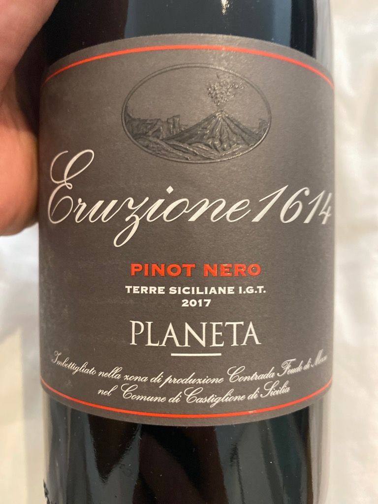 NV Planeta Pinot Nero Sicilia Eruzione 1614, Italy, Sicily, Sicilia ...
