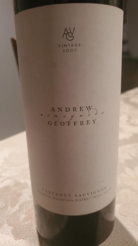 2005 Andrew Geoffrey Vineyards Cabernet Sauvignon, USA, California ...
