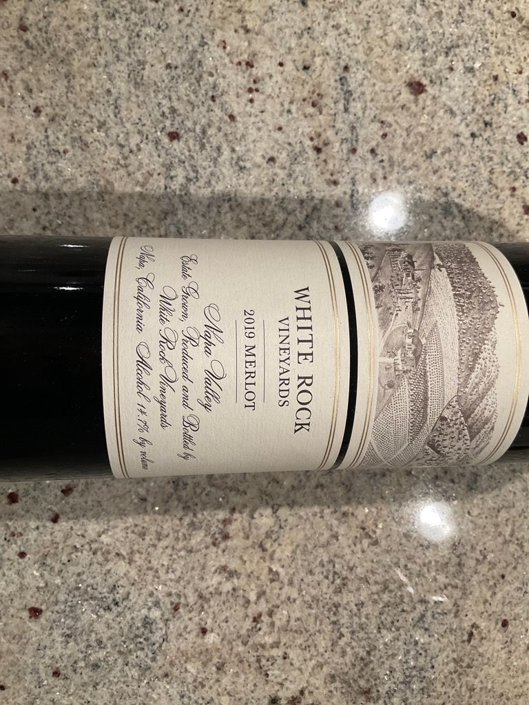 2019 White Rock Vineyards Merlot, USA, California, North Coast, Napa ...