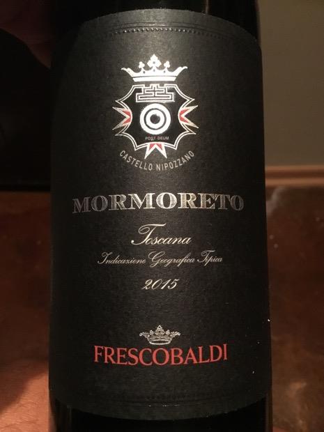2015 Marchesi de' Frescobaldi Castello di Nipozzano Mormoreto Toscana ...