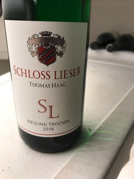 2018 Schloss Lieser Riesling Kabinett Trocken SL, Germany, Mosel Saar ...