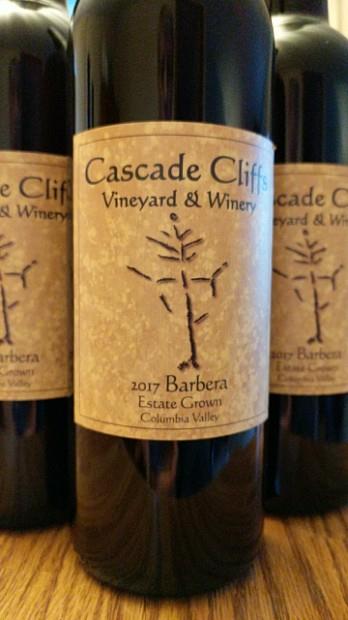 2017 Cascade Cliffs Barbera Estate, USA, Washington, Columbia Valley ...