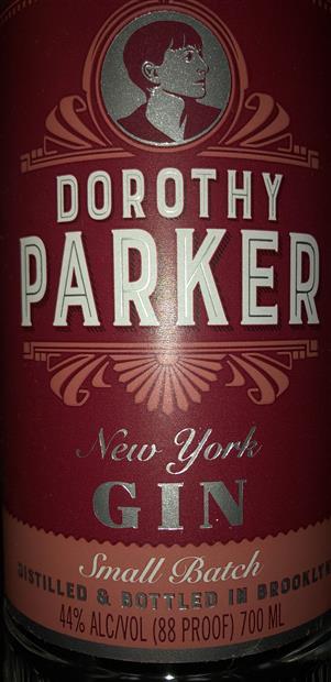 NV New York Distilling Company Dorothy Parker New York Gin, USA, New York - CellarTracker