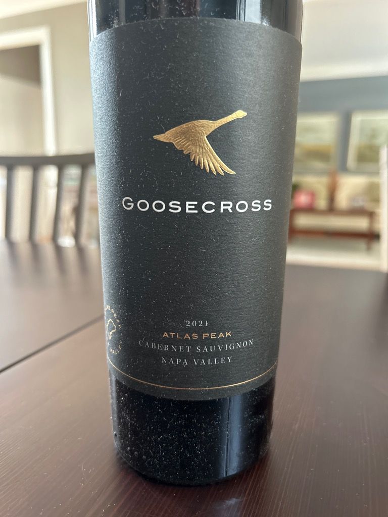 2021 Goosecross Cellars Cabernet Sauvignon Summit Selection Atlas Peak ...