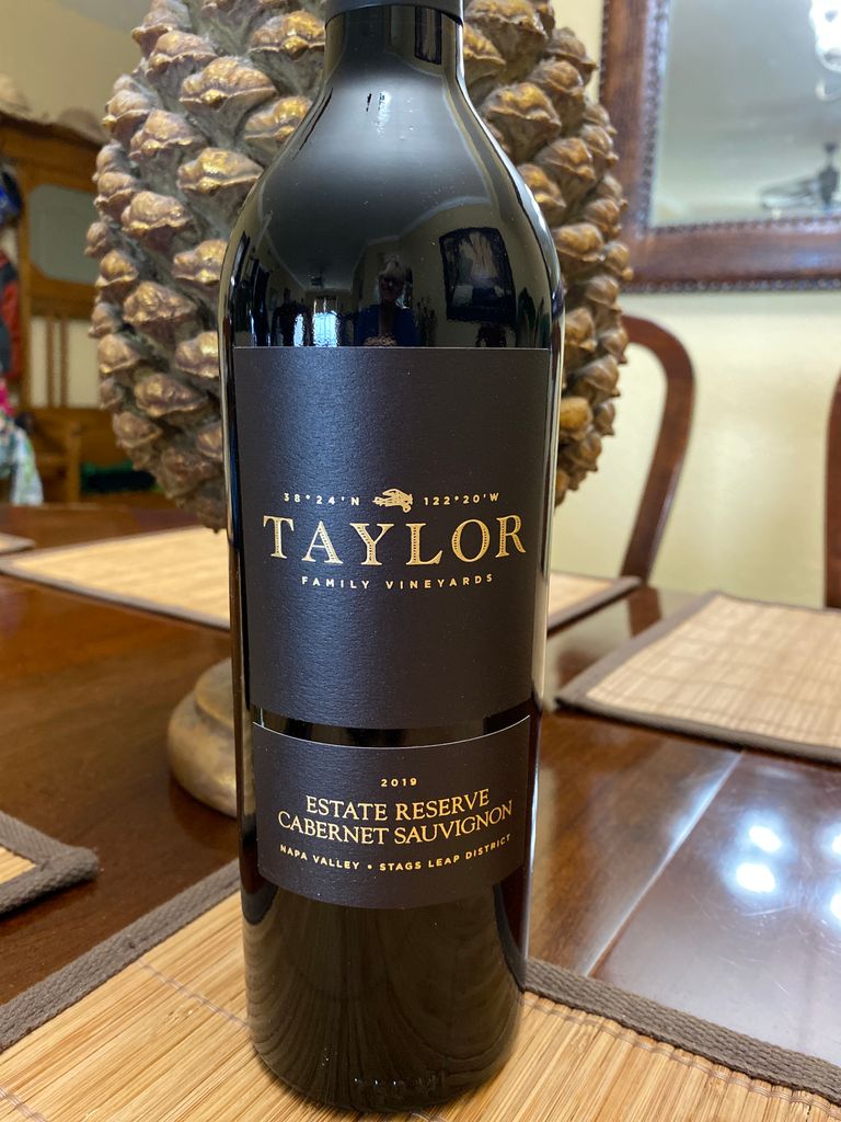 2019 Taylor Family Vineyards Cabernet Sauvignon Estate Reserve, USA ...