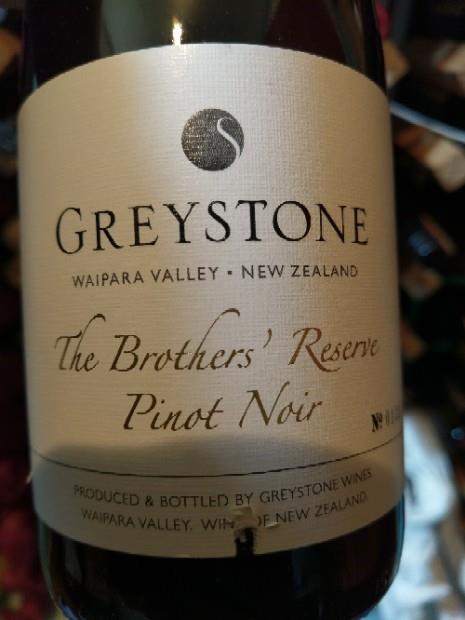 2015 Greystone / Grey's Peak Pinot Noir The Brothers' Reserve, New ...